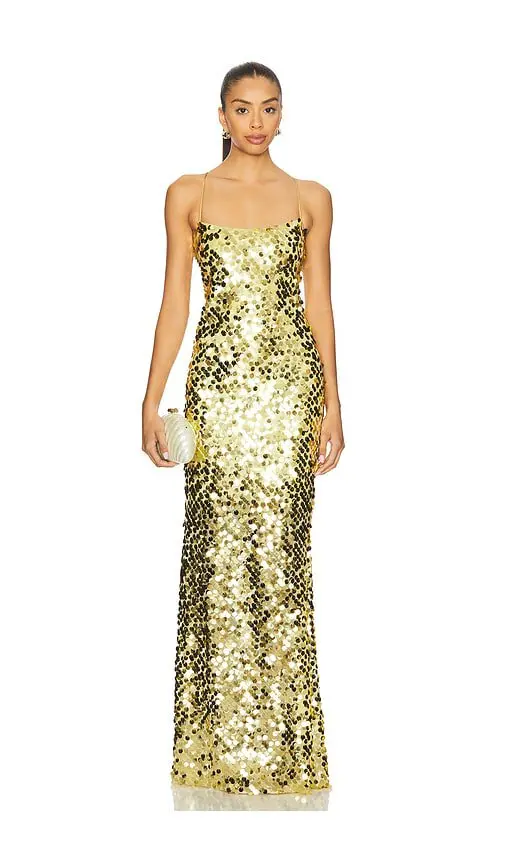 THE SEI Paillette Cami Gown