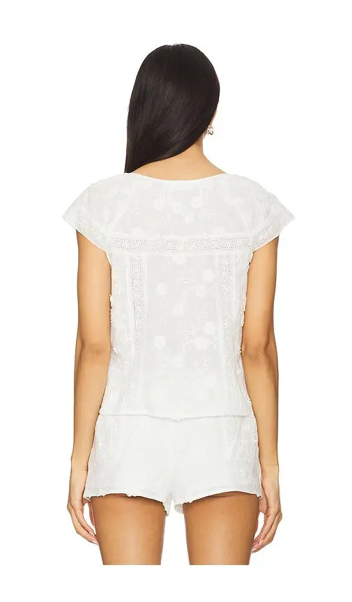 Amanda Uprichard Norina Top - White