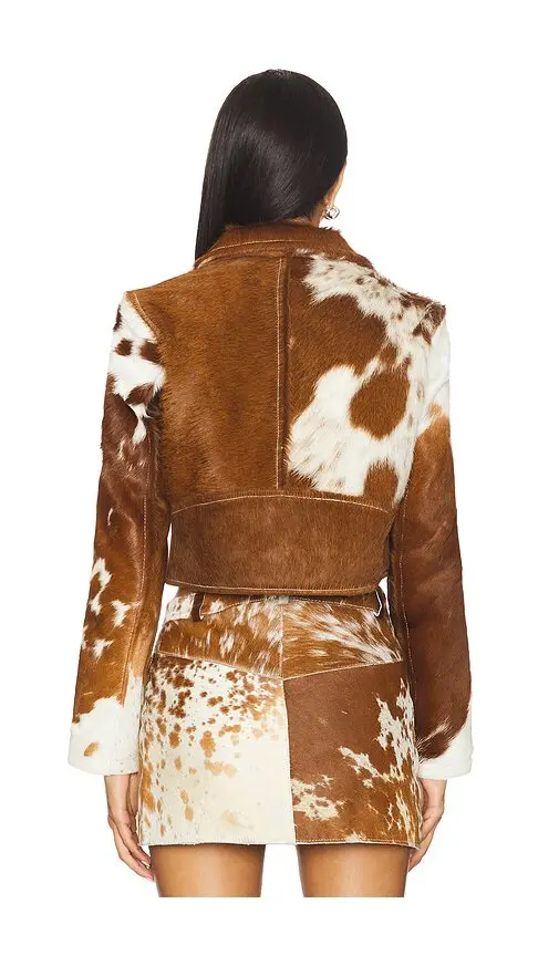UNDERSTATED LEATHER X Cowhide Moto Jacket
