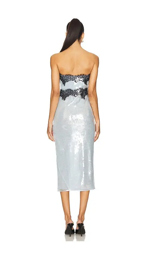 Retrofete Ellen Sequin Dress - Ice Blue