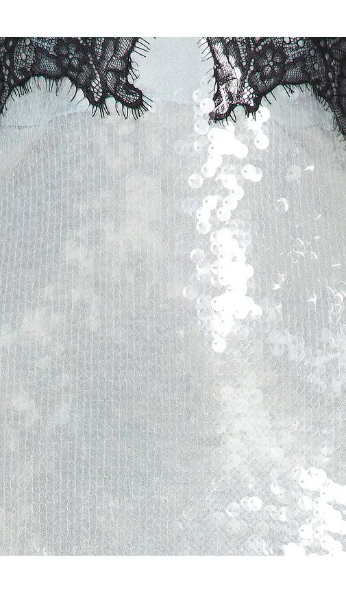 Retrofete Ellen Sequin Dress - Ice Blue
