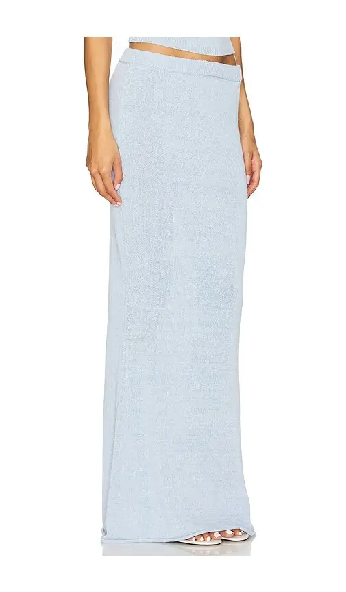 SEROYA Kora Maxi Skirt - Ice Blue