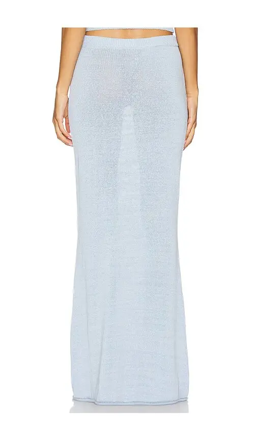 SEROYA Kora Maxi Skirt - Ice Blue