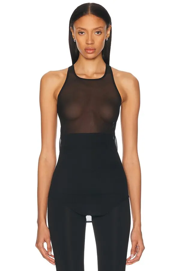 Rick Owens Jersey Tank Top - Black