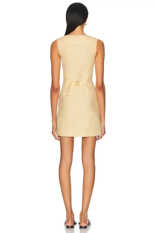 Posse Emma Button Down Mini Dress - Dusty Citron