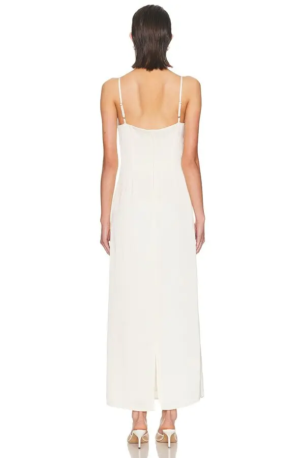 LA PORTE Melrose Maxi Dress - Cloud Crepe