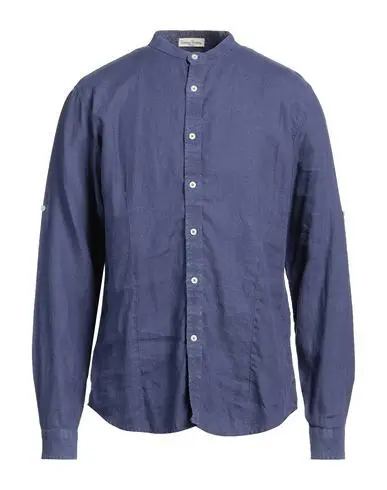 CASHMERE COMPANY Shirt Size Linen - Blue