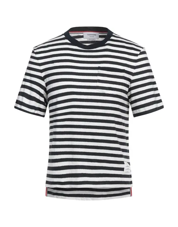 Thom Browne T-shirt Size Linen, Elastane, Cotton