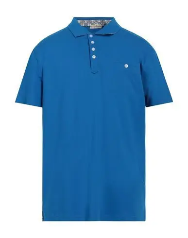 CASHMERE COMPANY Polo Shirt Size Cotton - Blue