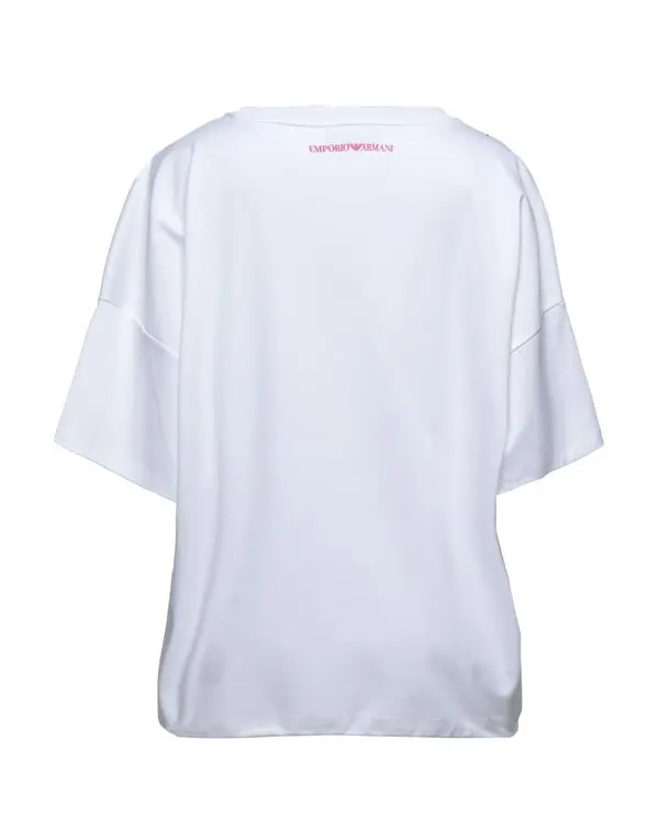 Emporio Armani Printed T-shirt With Drawstring Hem