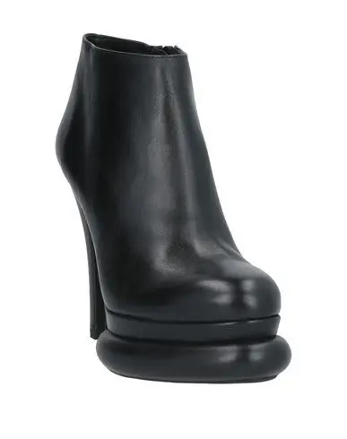 PALOMA BARCELO Leather Ankle Boots With Stiletto Heel