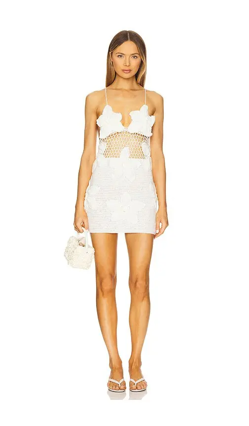 BAHIA MARIA Flora Crochet Dress - Ivory