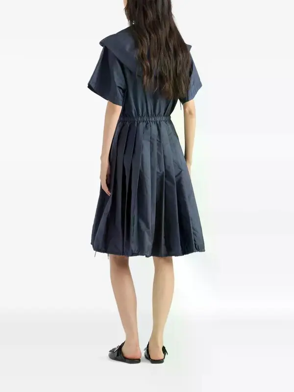 Prada Re-nylon Zip-up Mini Dress