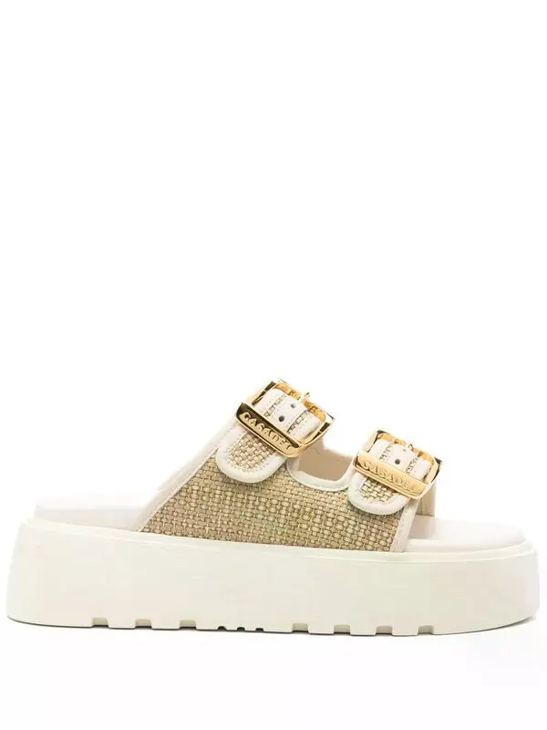 Casadei Birky Ale Flatform Sandals