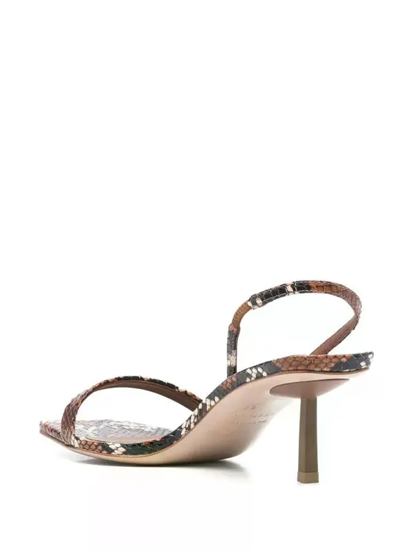 LE SILLA 60mm Snake-print Sandals