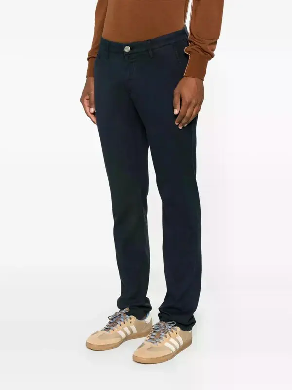 Jacob Cohen Cotton-blend Trousers - Blue
