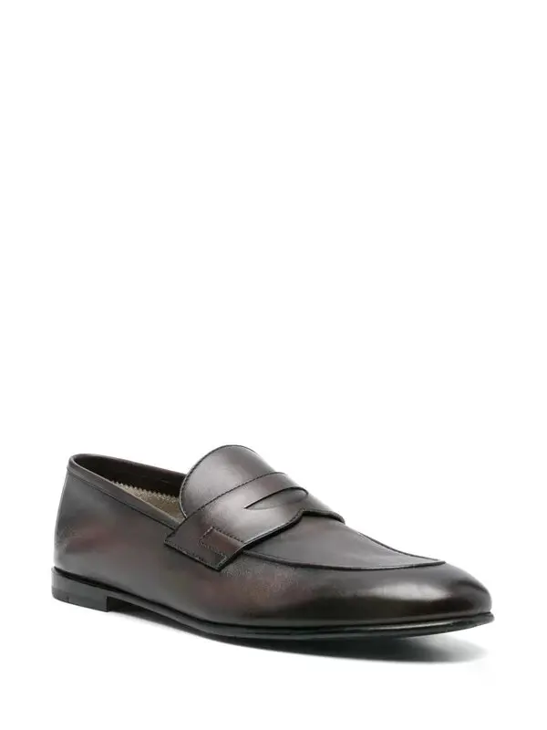 BARRETT Leather Loafers - Brown