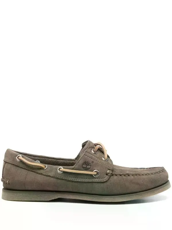 Timberland Leather Boat Shoes - Brown