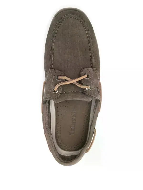 Timberland Leather Boat Shoes - Brown