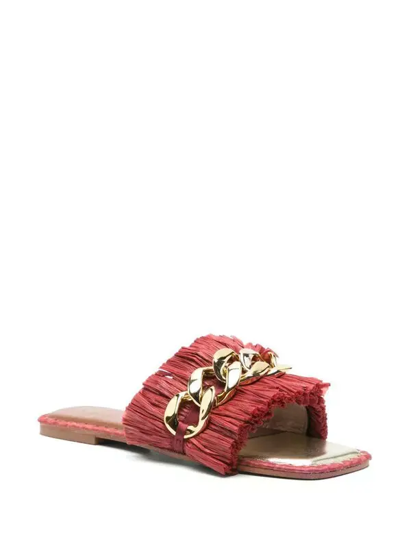 DE SIENA Chain-detailed Sandals
