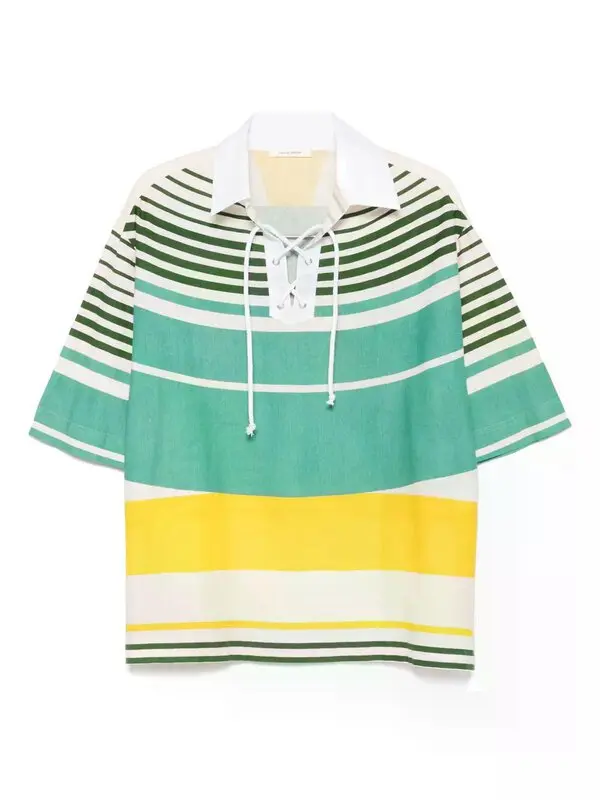 CRAIG GREEN Wave Polo Shirt - Neutrals