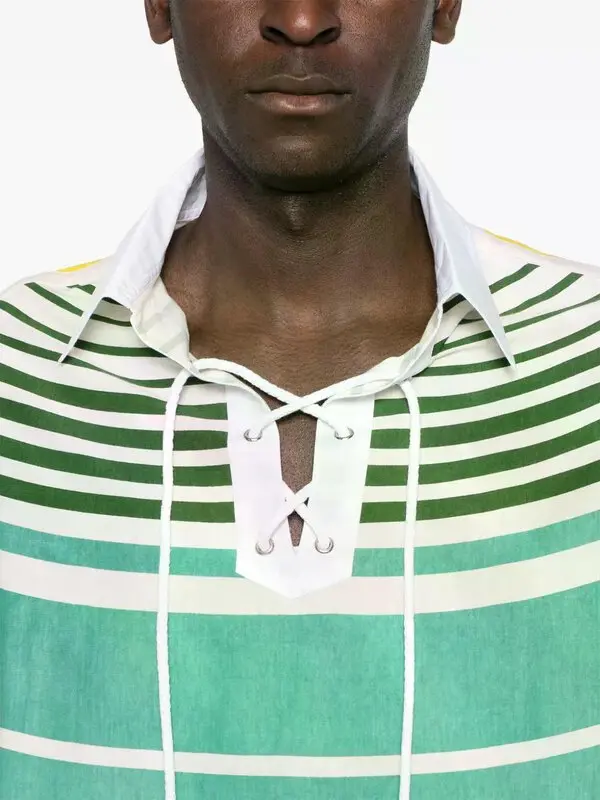 CRAIG GREEN Wave Polo Shirt - Neutrals