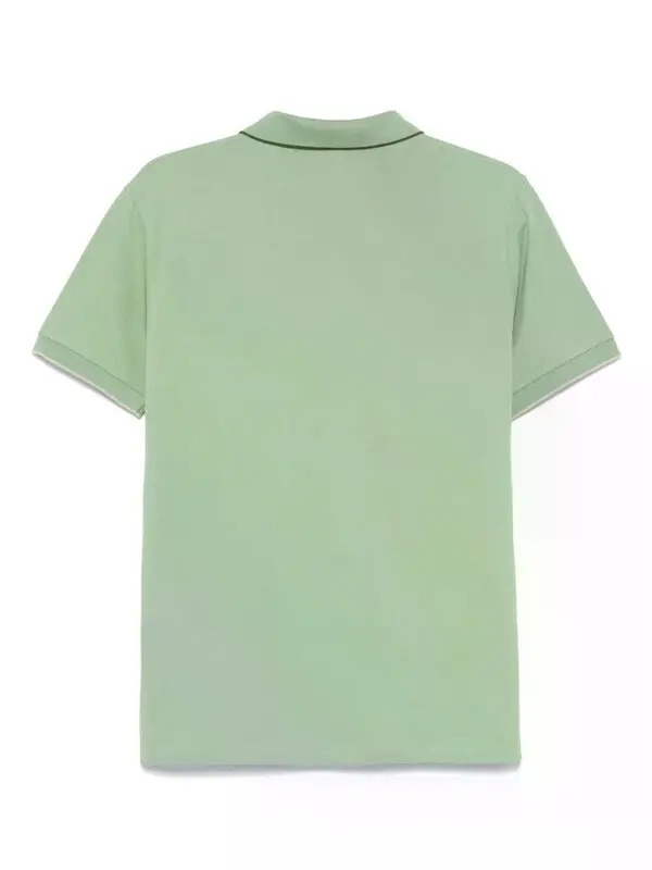 SUN 68 Cotton Polo Shirt - Green