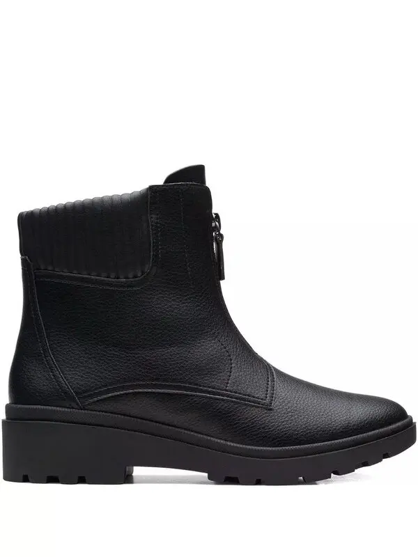 Clarks Calla Zip Boots - Black