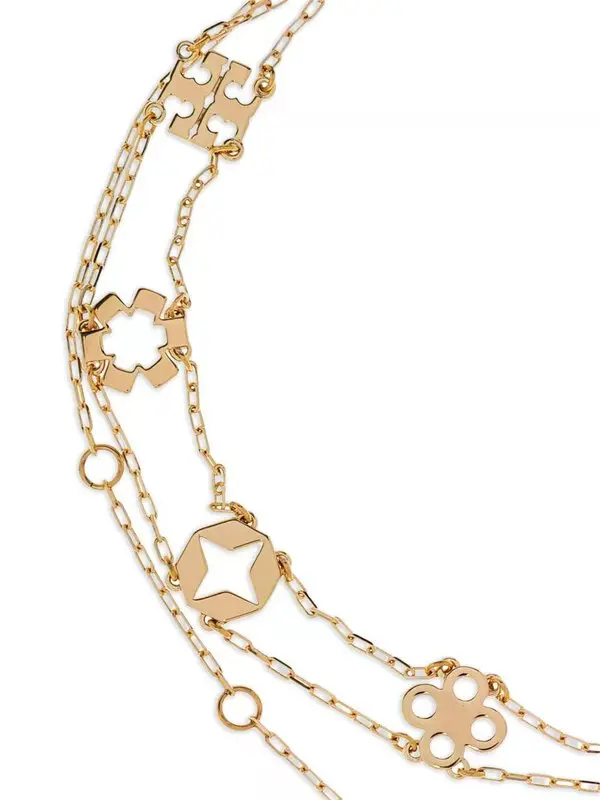 Tory Burch Double-layer Charm Necklace