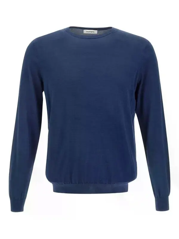KANGRA Crew-neck Sweater - Blue