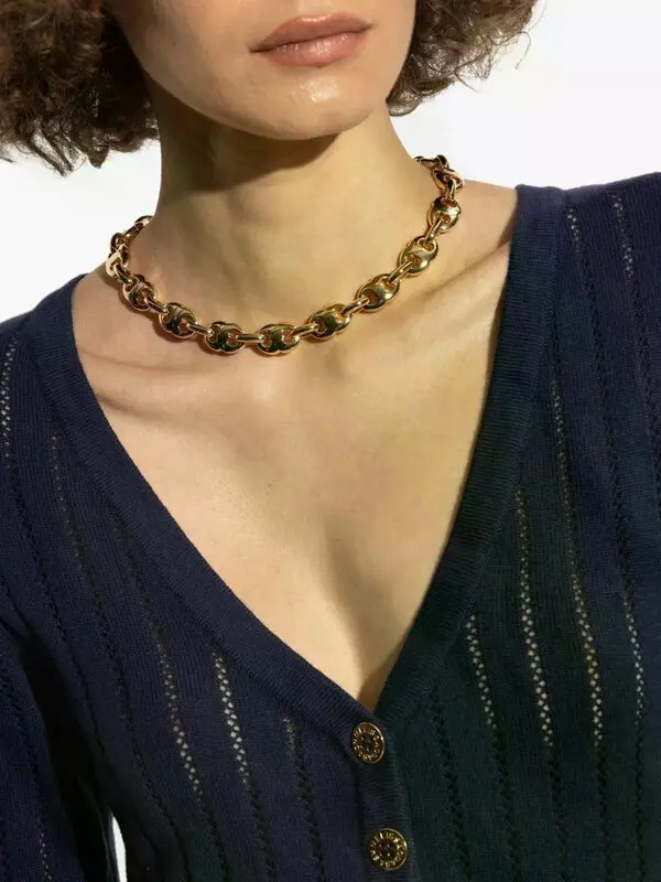 Tory Burch Gemini Link Necklace - Gold