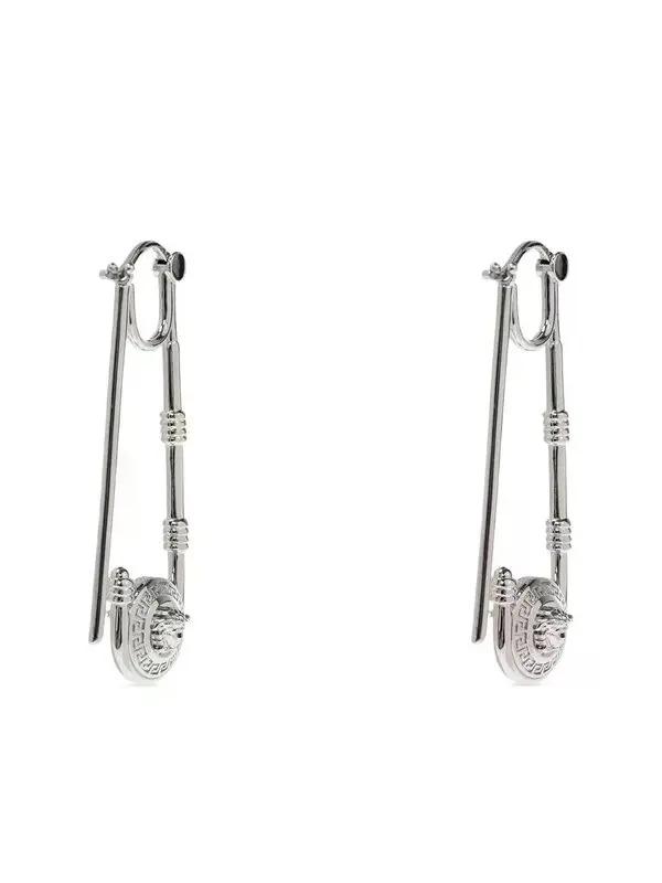 Versace Safety Pin Earrings