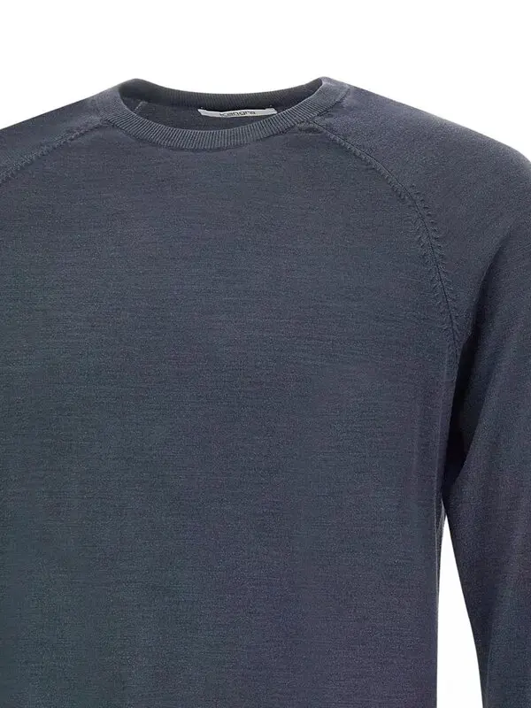 KANGRA Crew-neck Sweater - Blue