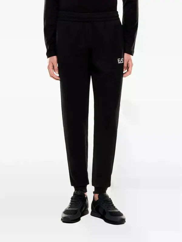 EA7 Cotton Jogger Trousers With Drawstring Core Identity