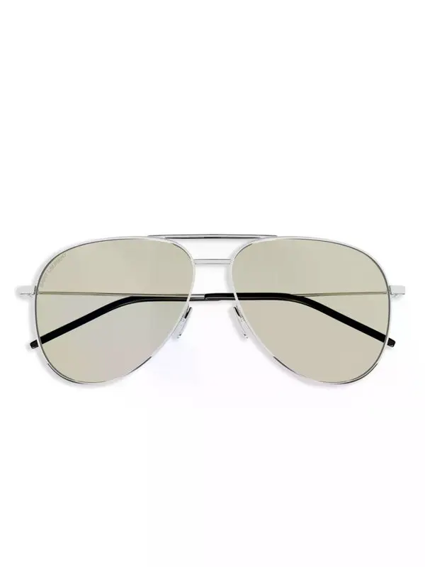 Saint Laurent Pilot-frame Sunglasses - Grey