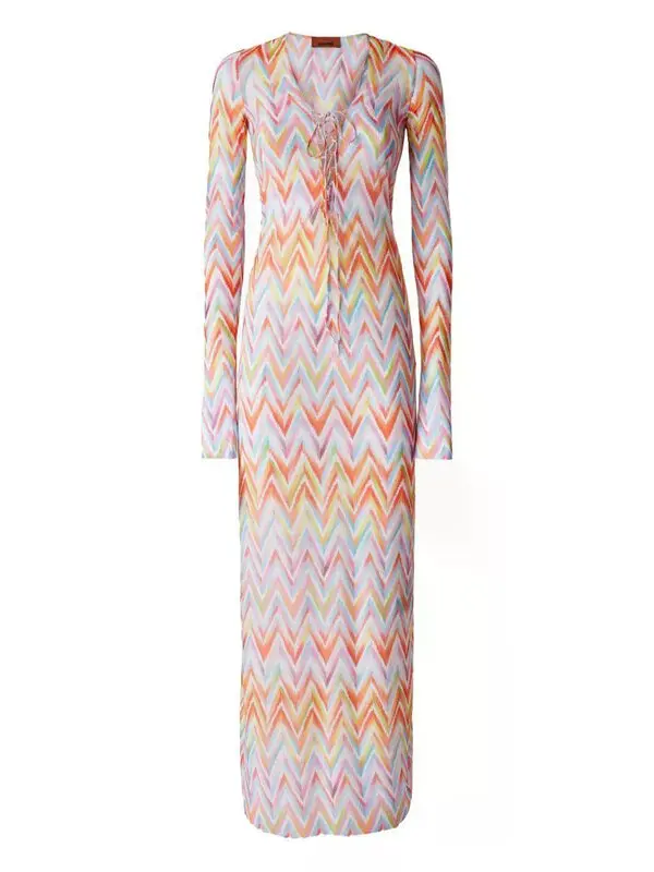 Missoni Zigzag-pattern Midi Dress