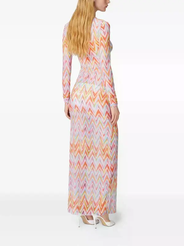 Missoni Zigzag-pattern Midi Dress