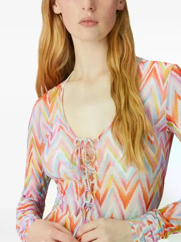 Missoni Zigzag-pattern Midi Dress