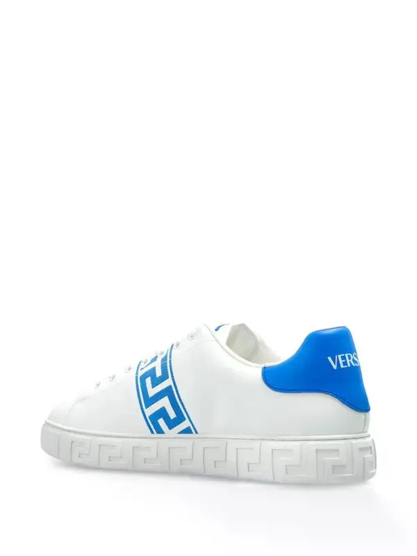 Versace Greca-detail Sneakers - White
