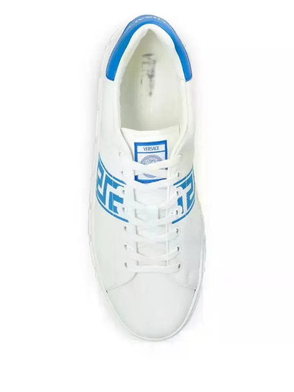 Versace Greca-detail Sneakers - White