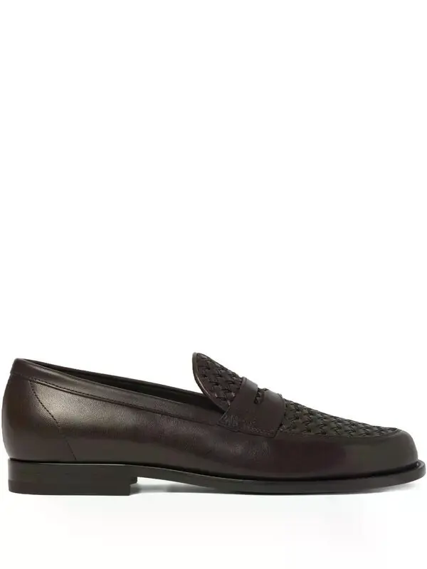 SCAROSSO Leather Loafers