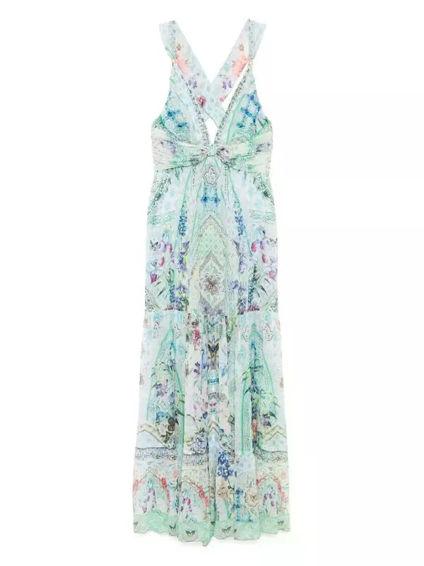 Camilla Bead-strap Panelled Dress