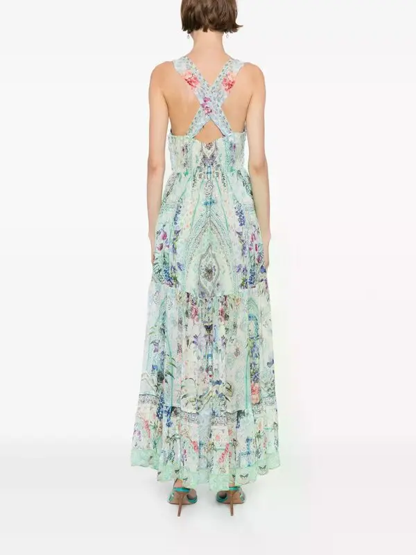 Camilla Bead-strap Panelled Dress