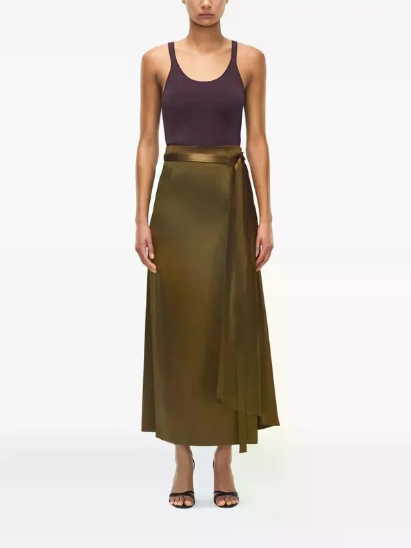 Adam Lippes Bruna Silk Skirt