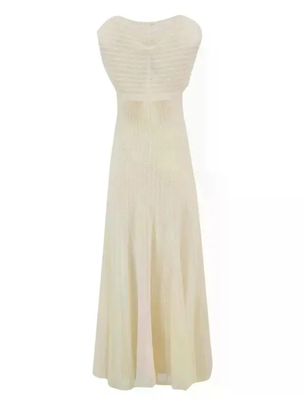 Khaite Thora Maxi Dress - Neutrals