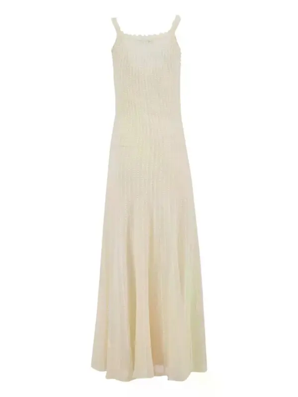 Khaite Thora Maxi Dress - Neutrals
