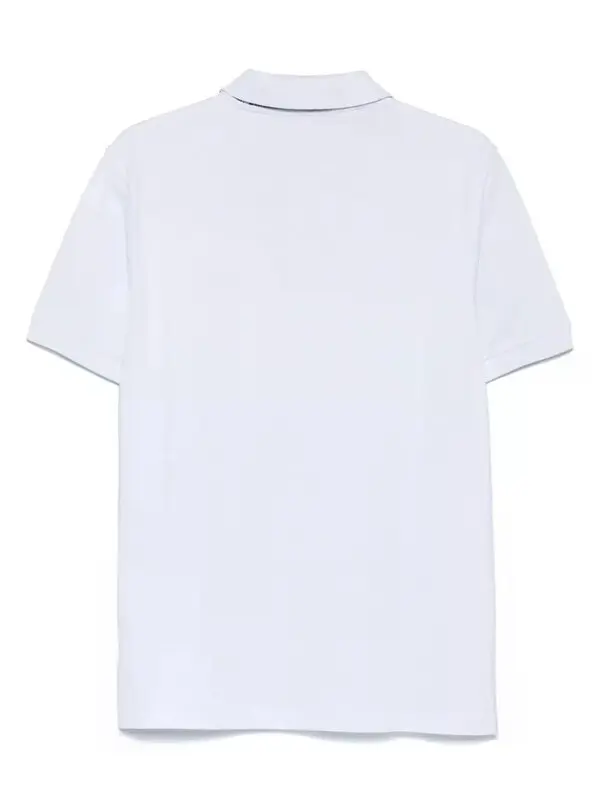 SUN 68 Floral-print Polo Shirt - White