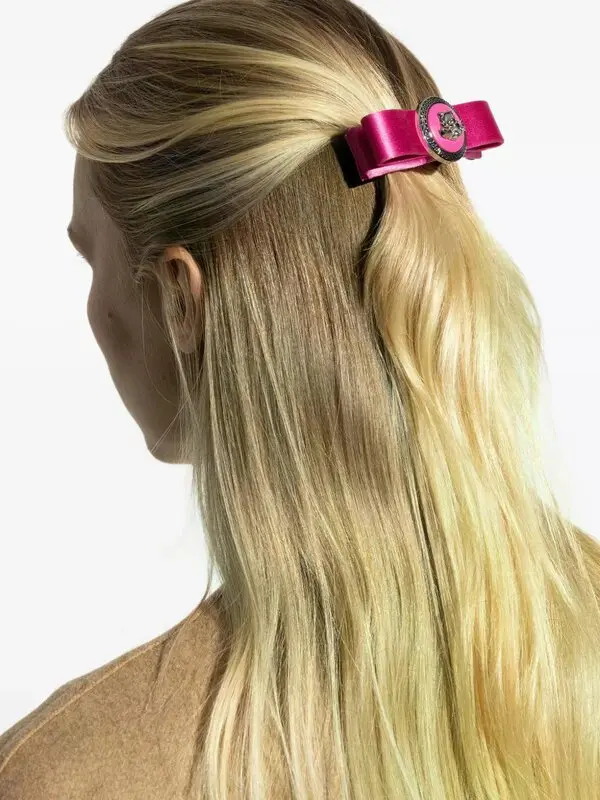 Versace Medusa Head Hair Clip - Pink
