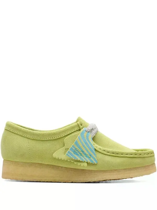 Clarks Wallabee Derby Shoes - Green