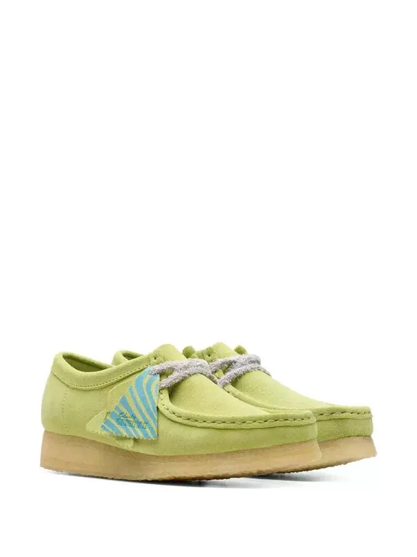 Clarks Wallabee Derby Shoes - Green